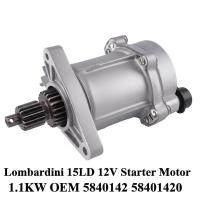 China EexcavaStart Lombardini 15LD 12V Starter Motor 1.1KW OEM 5840142 58401420 for sale