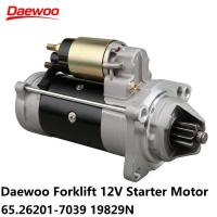 China EexcavaStart Daewoo Forklift 12V Starter Motor 65.26201-7039 19829N for sale