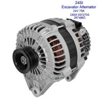China EexcavaStart 24SI Excavator Alternator 24V 70A OEM 3972735 2874863 for sale