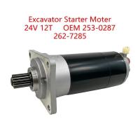 China EexcavaStart Excavator Starter Motor CAT 24V 12T OEM 253-0287 262-7285 for sale