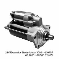 China EexcavaStart 24V Excavator Starter Motor 30051-60075A 65.26201-7074D 7.5KW for sale