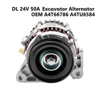 China EexcavaStart DL 24V 50A Excavator Alternator OEM A4T66786 A4TU6584 for sale