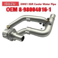 China EexcavaStart ISUZU 6WG1 EGR Cooler Water Pipe OEM 8-98004016-1 for sale