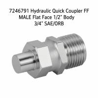 China EexcavaStart 7246791 Hydraulic Quick Coupler FF MALE Flat Face 1/2