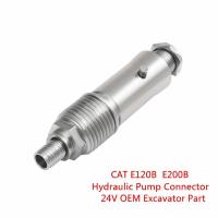 China EexcavaStart CAT E120B E200B Hydraulic Pump Connector 24V OEM Excavator Part for sale