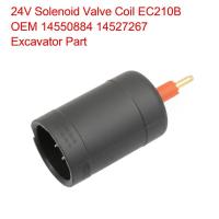 China EexcavaStart 24V Solenoid Valve Coil EC210B OEM 14550884 14527267 Excavator Part for sale