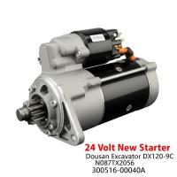 China EexcavaStart 24V 5.5KW Starter Motor for Doosan DX120-9C Excavator N087TX2056 for sale
