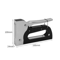 China Ergonomic Hand Tacker Staple Gun for Comfortable Stapling 24*166*100mm Size for sale