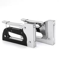 China Ergonomic Hand Tacker Staple Gun for Comfortable Stapling 24*166*100mm Size for sale