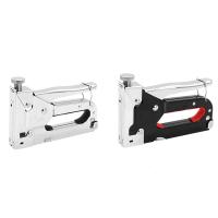 China Heavy Duty Manual Staple Gun 3 Way for Upholstery Carpentry Furniture 50 Staples Capacity for sale