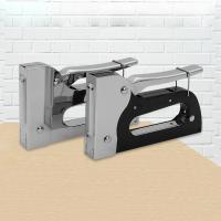 China Heavy Duty Metal Hand Tacker Manual Staple Gun 50 Staples Capacity 24x166x100mm for sale