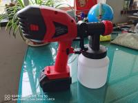 China Cordless Lithium Battery Electric Paint Sprayer 18V 200W for Garden Pesticide for sale