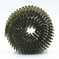 China GB Standard 2.3*50mm 16 Degree Galvanized Wire Welded Coil Ring Nails for sale