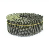 China Galvanized Steel Welded Coil Screw Nails 2.1x35mm 16 Degree for Pallet Containers for sale