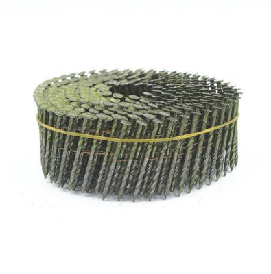 China Galvanized Steel Welded Coil Screw Nails 2.1x35mm 16 Degree for Pallet Containers for sale