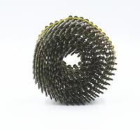 China 2.3*45mm 16 Degree Galvanized Steel Wire Welded Air Coil Nails for sale