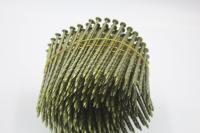 China 16 Degree Galvanized Steel Coil Nails 2.5x75mm Wire Welded for Construction for sale