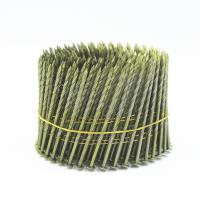 China 16 Degree Galvanized Steel Coil Nails 2.5x75mm Wire Welded for Construction for sale