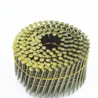China 60mm PCN-60 16 Degree Galvanized Wire Welded Coil Plain Nails within 90 Characters for sale