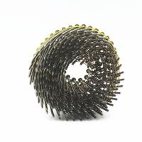China 60mm PCN-60 16 Degree Galvanized Wire Welded Coil Plain Nails within 90 Characters for sale