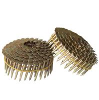 China 15 Degree E G Wire Welded 32mm Pneumatic Coil Nail for Steel Roofing Construction for sale