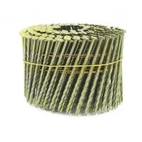 China 83mm Galvanized Wooden Pallet Coil Nails 3-1/4