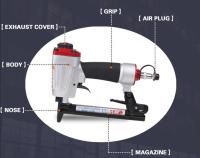 China 22 Gauge Fine Crown Air Pneumatic Staple Gun 1010F for Upholstery 60-100psi for sale