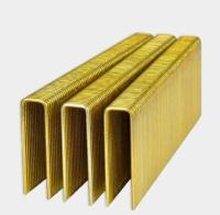 China 16 Gauge 7/16 Medium Crown Air Staple N50 2 Length for Heavy Duty Pneumatic Staplers for sale