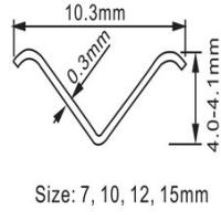 China V1015 Air Pneumatic Pin Nail Gun V Type 7-15mm for Photo Frame Assembly 60-100psi for sale