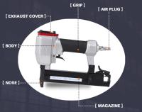 China V1015 Air Pneumatic Pin Nail Gun V Type 7-15mm for Photo Frame Assembly 60-100psi for sale