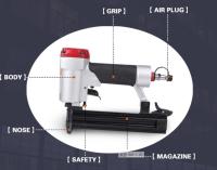 China 18 Gauge Pneumatic Brad Nailer 32mm Air Nail Gun for Furniture 60-100psi for sale