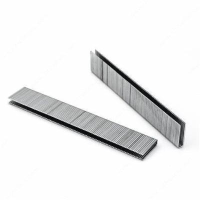 China 18 Gauge 1.25mm 1/4 Crown 25mm Pneumatic Staple for Furniture Decoration 9025 for sale