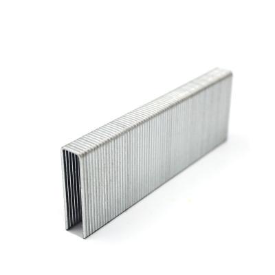 China 16 Gauge 1.60mm Medium Crown Pneumatic Staple N38 10.80mm Crown for GB Standard for sale