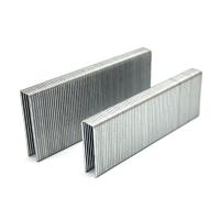 China 16 Gauge 1.60mm Medium Crown Pneumatic Staple N38 10.80mm Crown for GB Standard for sale