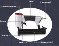 China D-F32 18 Gauge Air Brad Nail Gun 1-1/4 Inch Nailer for Professional Furniture Assembly for sale
