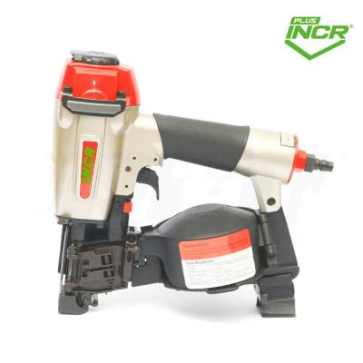China 15 Degree Wire Welded Coil Roofing Nailer 45mm Air Coil Nail Gun 75-120psi for sale