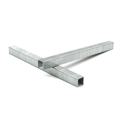 China 22 Gauge 7106 Staple 3/8 Crown 6mm Steel U-Type Nail for Furniture Decoration for sale