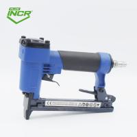 China 21 Gauge Fine Crown Air Pneumatic Staple Gun 8416 60-100PSI for Furniture Decoration for sale