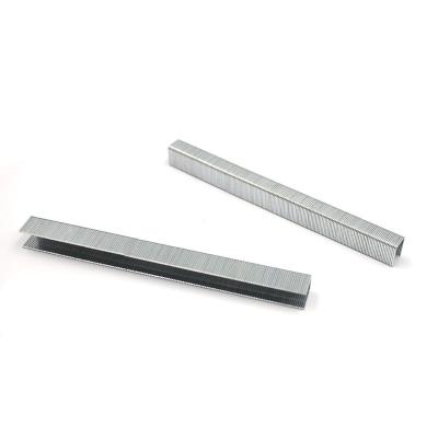 China 22 Gauge 3/8 Crown 7114 14mm Steel Staple for Furniture Decoration for sale