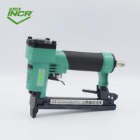 China Semi-Automatic 21 Gauge Fine Crown Air Pneumatic Staple Gun 1/4-5/8 Inch for Furniture Decoration for sale
