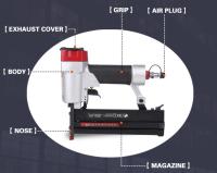 China 18 Gauge 2in1 Multi-Functional Air Nailer Stapler DF50/9040 60-100psi for Furniture Assembly for sale
