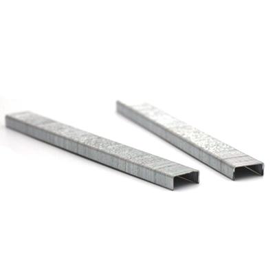 China 21 Gauge 80 Series 3/8 Crown 10mm Furniture Decoration Staple 8010 Steel 0.65mm Thickness for sale