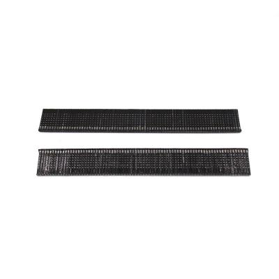 China Straight Nail MC-F12 12mm Medium Carbon Steel Black F Nail for Patio Wicker Furniture for sale