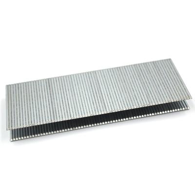 China 16 Gauge 45mm Medium Crown Pneumatic Staple N45 for Furniture Upholstery for sale