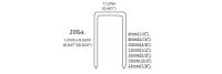 China 20 Gauge 11.2mm Crown 13mm Length Steel Wire Staple 1006J for Furniture Upholstery for sale