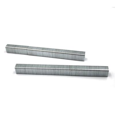 China 22 Gauge 3/8 Crown 12mm Air Staple 7112 Steel U-Type Nail for Professional Use for sale