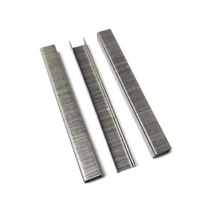 China 21 Gauge 80 Series Fine Crown Staple 12.8mm Crown 0.65mm Thickness for Furniture Decoration for sale