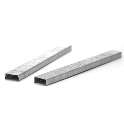 China 21 Gauge 80 Series Fine Crown Staple 12.8mm Crown 0.65mm Thickness for Furniture Decoration for sale
