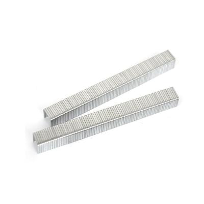 China 20 Gauge Fine Crown Pneumatic Staple A11-16 10.80mm Crown 0.50mm Thickness U-Type Nail for sale