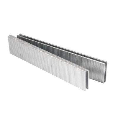 China 18 Gauge 90 Series Narrow Crown Staples 5.50mm Crown 1.00mm Thickness for Pneumatic Tools for sale